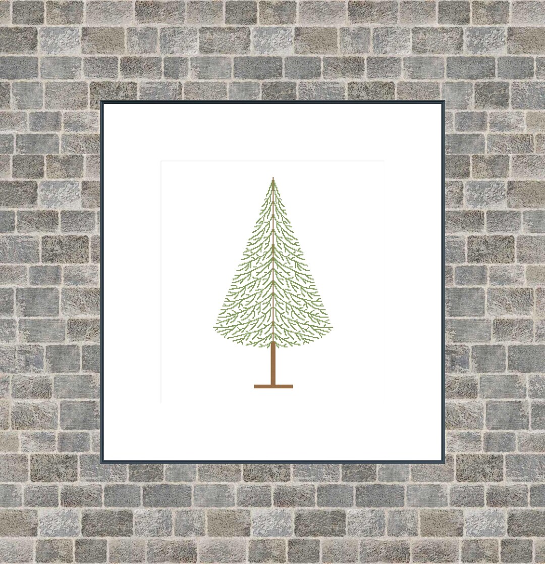 Modern Cross Stitch Pattern / PDF Chart Instant Download / Simple ...