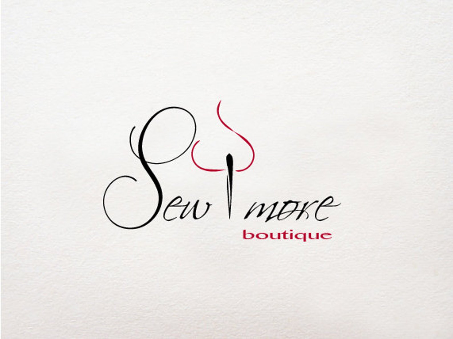 Needlework Sewing Logo, Sew Business Logo and Watermark, Retro Logo ...