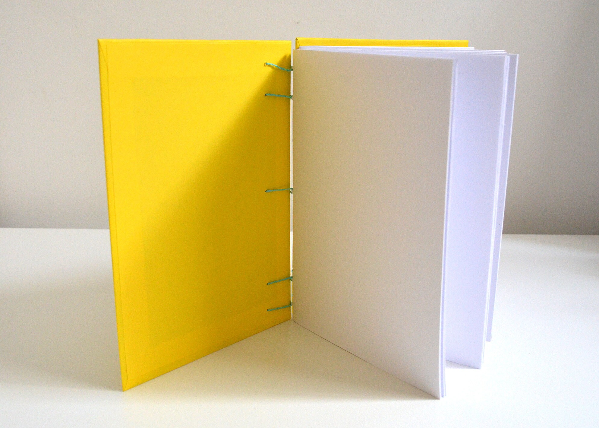 Handmade Notebook || Bright Yellow Notes! || Journal, Diary, Sketchbook ...