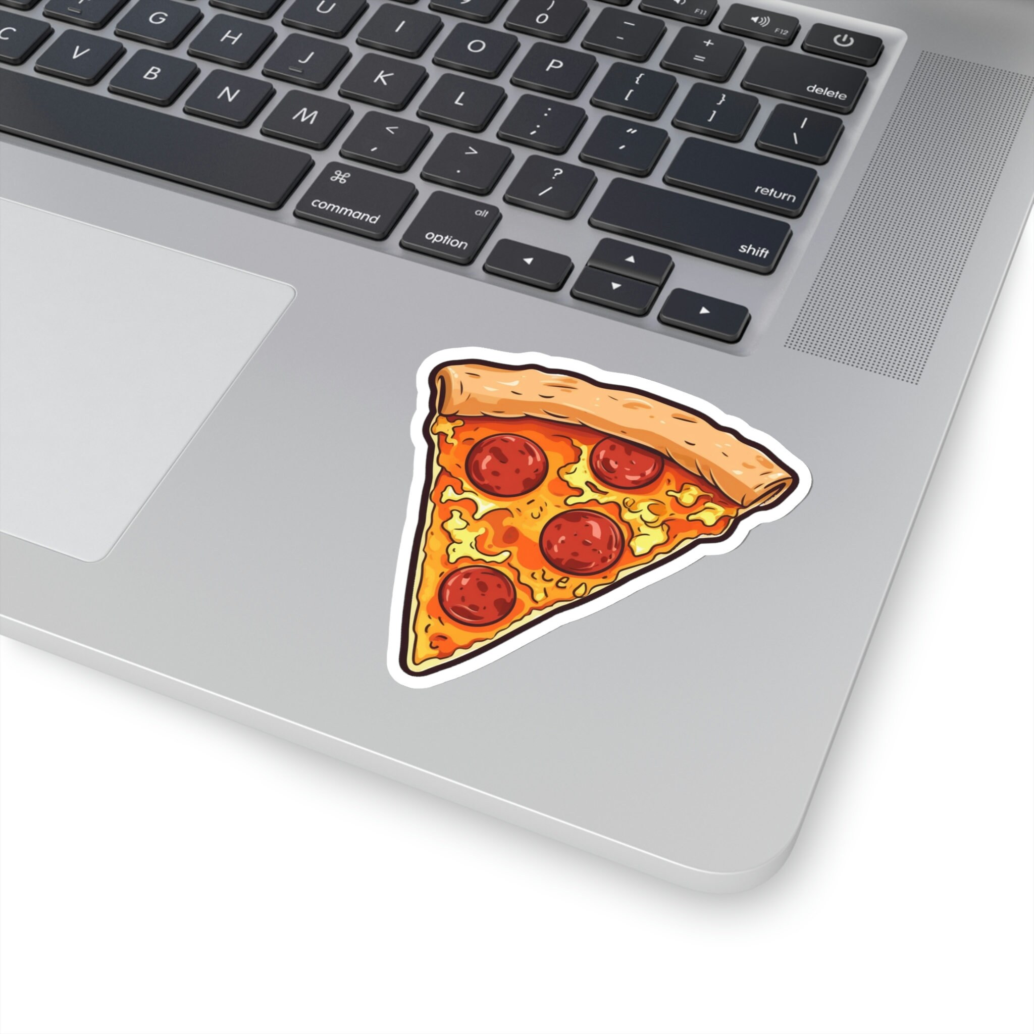 Pepperoni Pizza Sticker, Water Bottle Decal, Laptop Sticker, Foodie ...