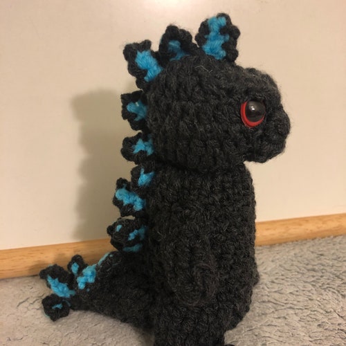 Godzilla Plush - Etsy