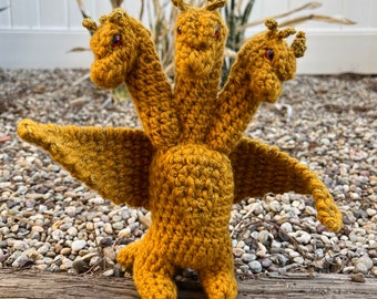 RARE Vintage King Ghidorah Retired Beanie Baby - Etsy