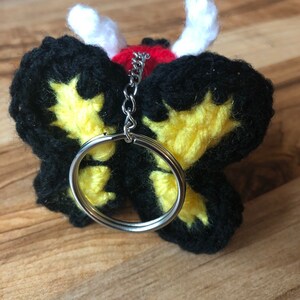 1990s Mothra Crochet Kaiju Keychain Godzilla - Etsy