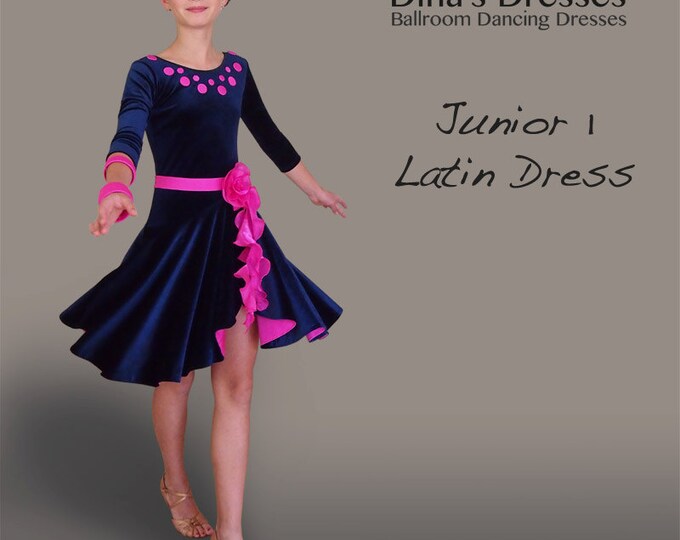 Junior 1 Latin Ballroom Dancing Dress - Etsy