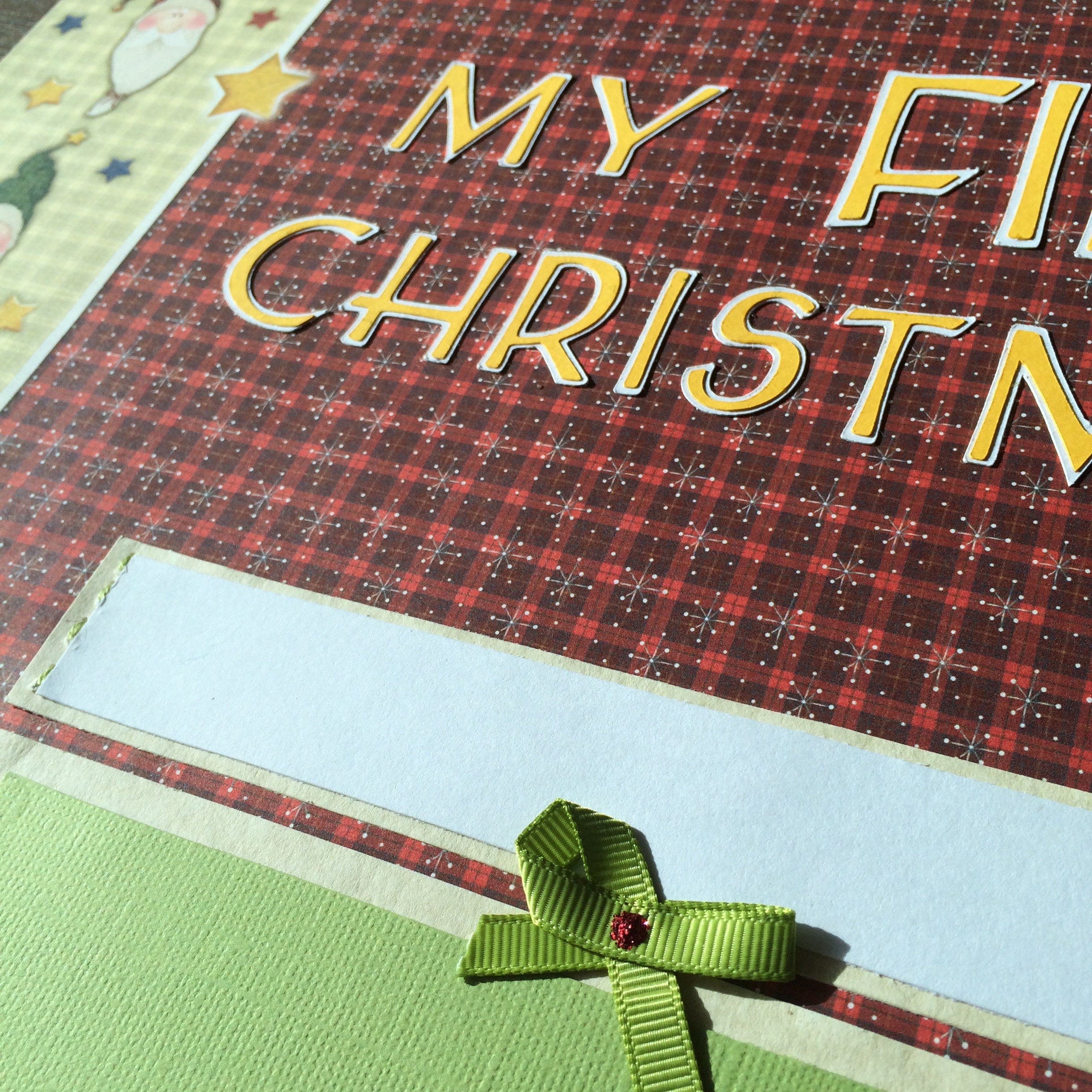 My First Christmas Premade Two-page Scrapbook Layout Spread - Etsy