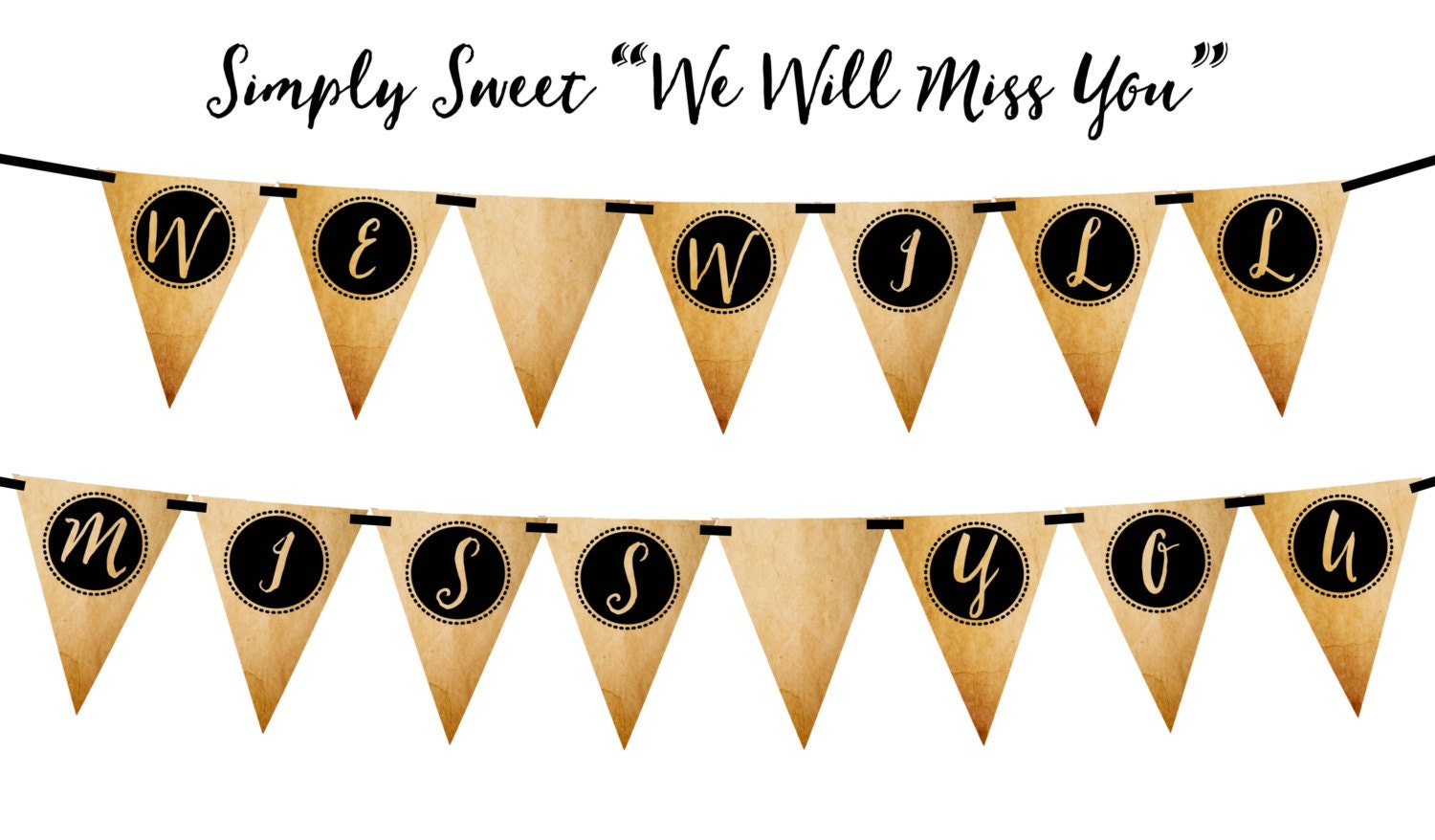 Farewell Banner Printable