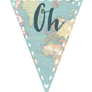 OH THE PLACES You'll Go! - Large Version - Full Sheet (vintage Map ...