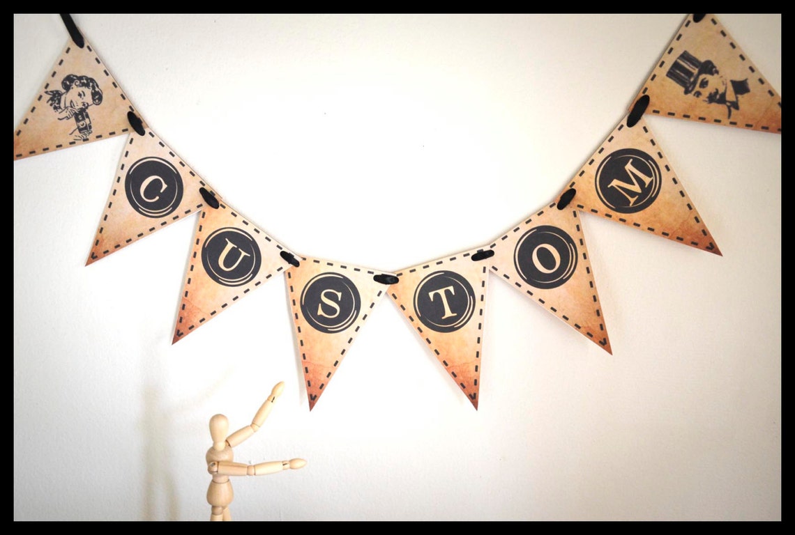Custom Banner (ANY STYLE) Printable Party Banner and Decoration - Etsy