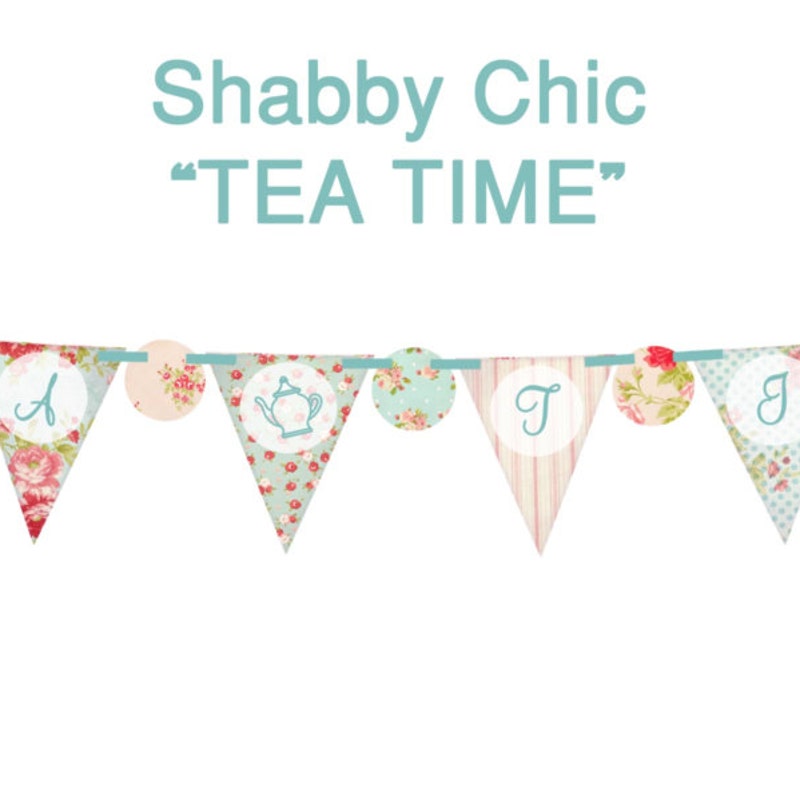 Tea Party Banner - Etsy