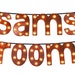 PERSONALIZED NAME BANNER (rustic Vintage Lighted Marquee Style ...