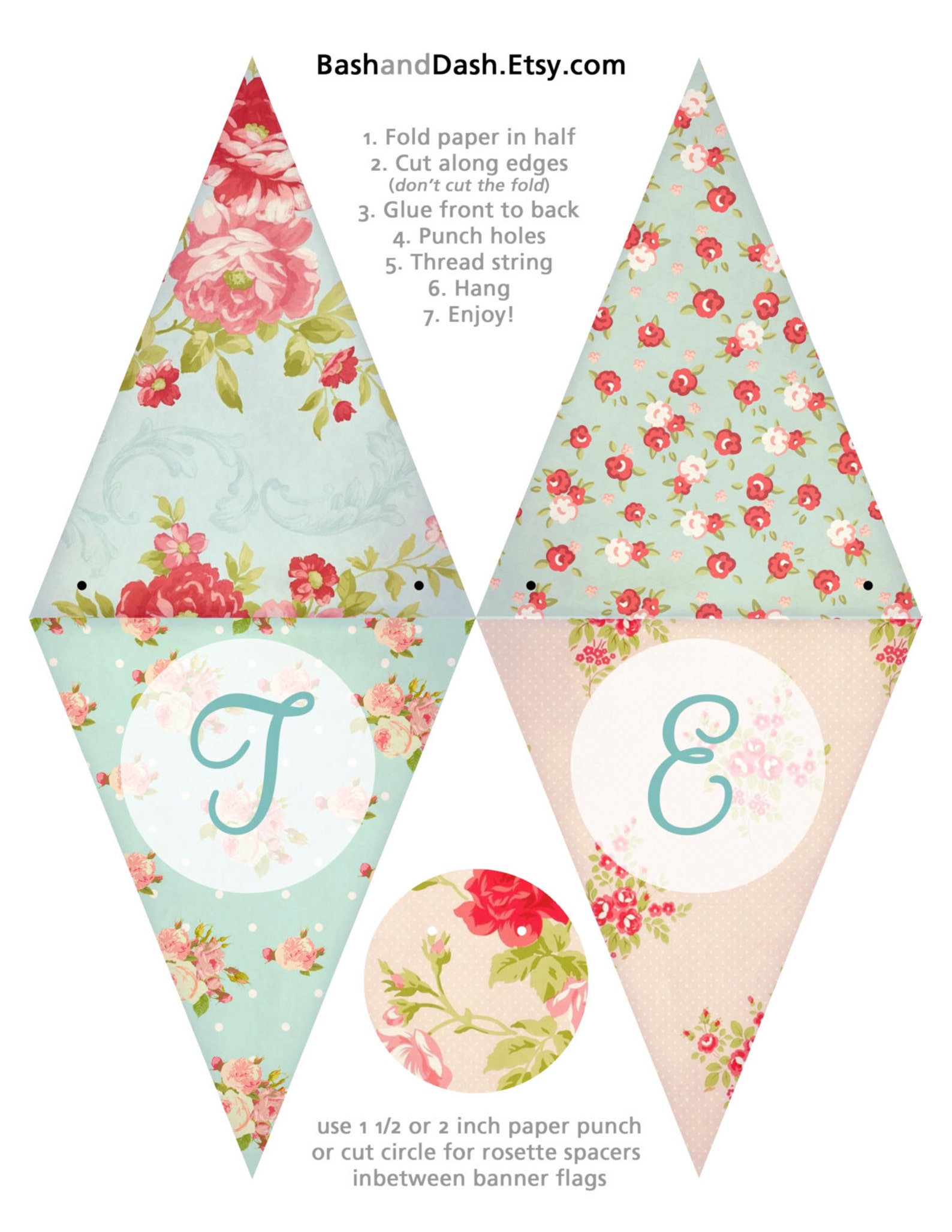 TEA TIME Banner shabby Chic Tea Time Banner for Your Next - Etsy