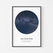 Custom Star Charts Starry Night Poster Digital Sky Map - Etsy