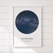 Custom Star Charts Starry Night Poster Digital Sky Map - Etsy