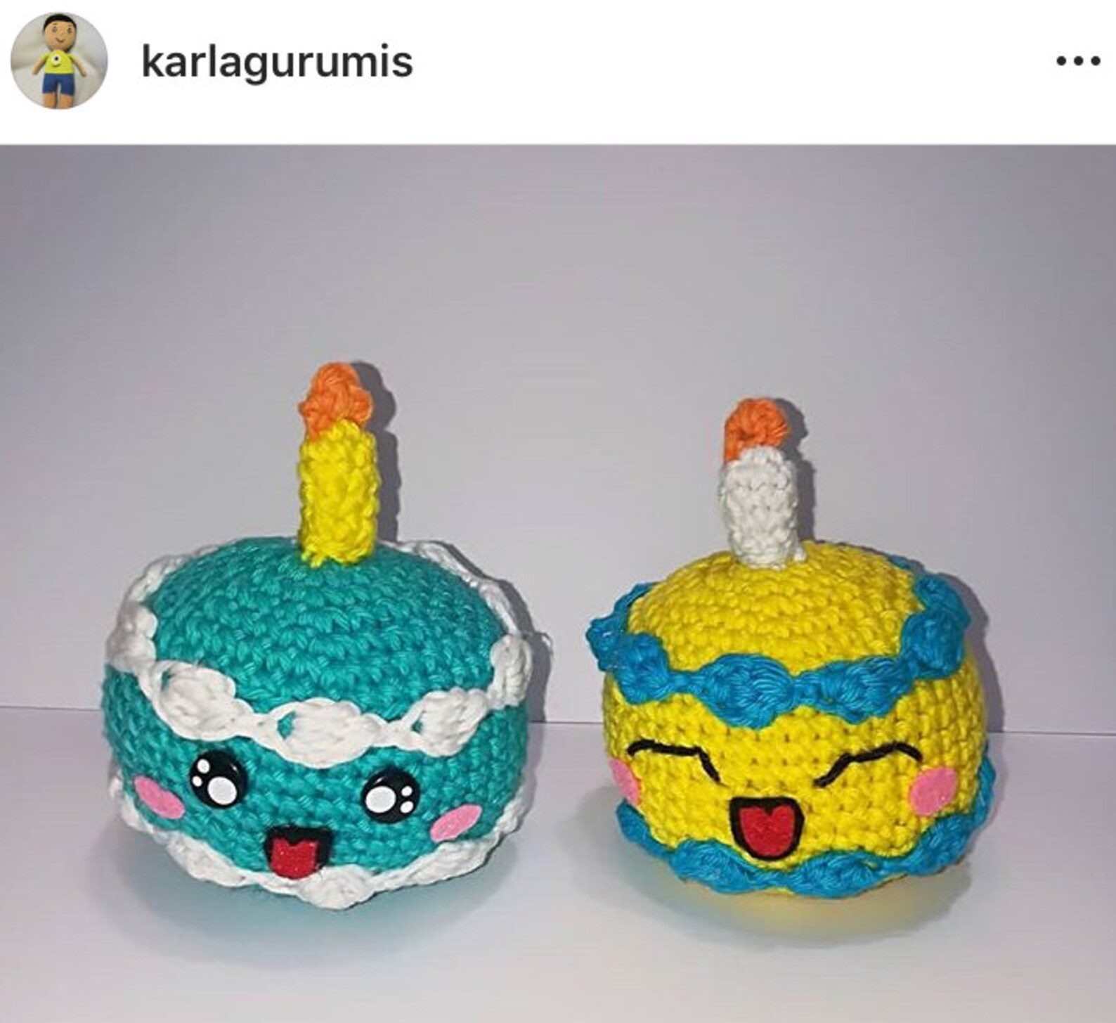 Mini Birthday Cake Crochet Pattern - Etsy