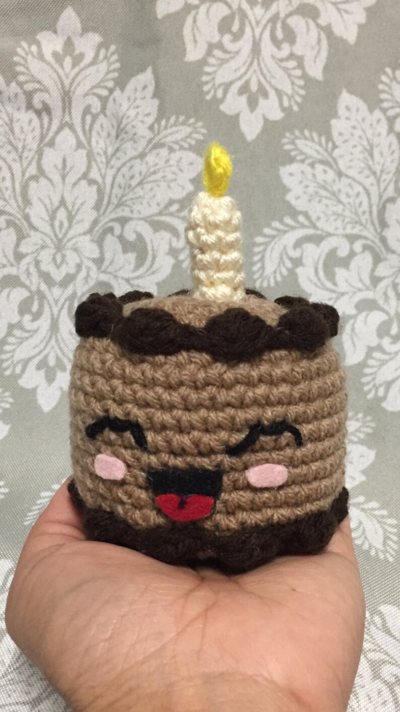 Mini Birthday Cake Crochet Pattern - Etsy
