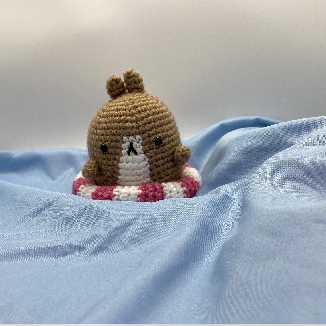 Molang Friend Beach Crochet Pattern Cute Amigurumi - Etsy