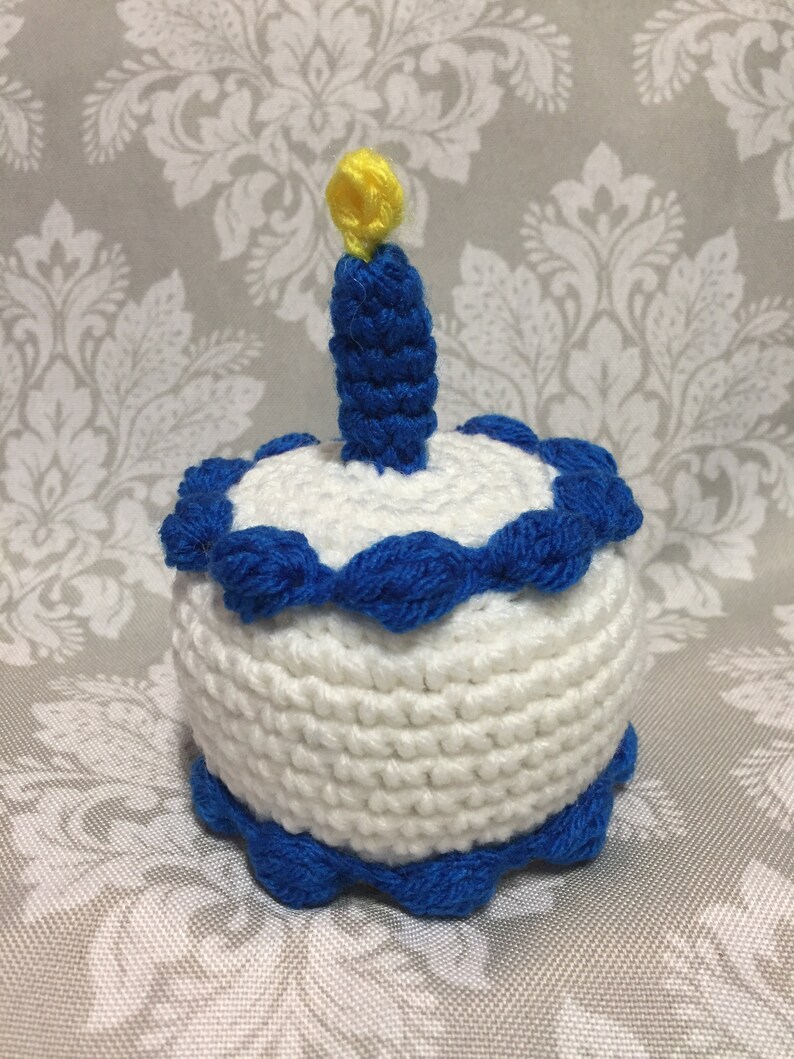 Mini Birthday Cake Crochet Pattern - Etsy