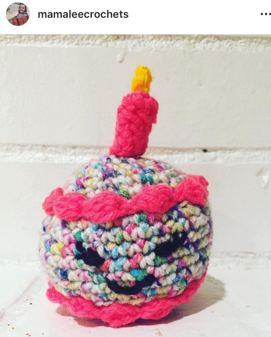 Mini Birthday Cake Crochet Pattern - Etsy