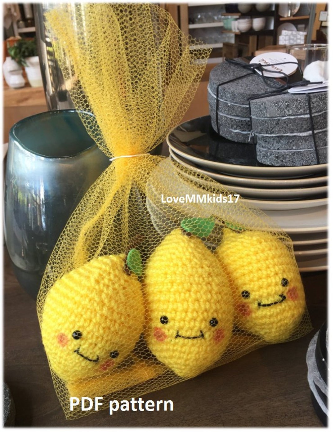 Lemon Trio Friends Crochet Pattern - Etsy