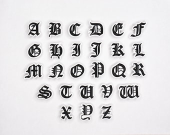 Old english alphabet | Etsy