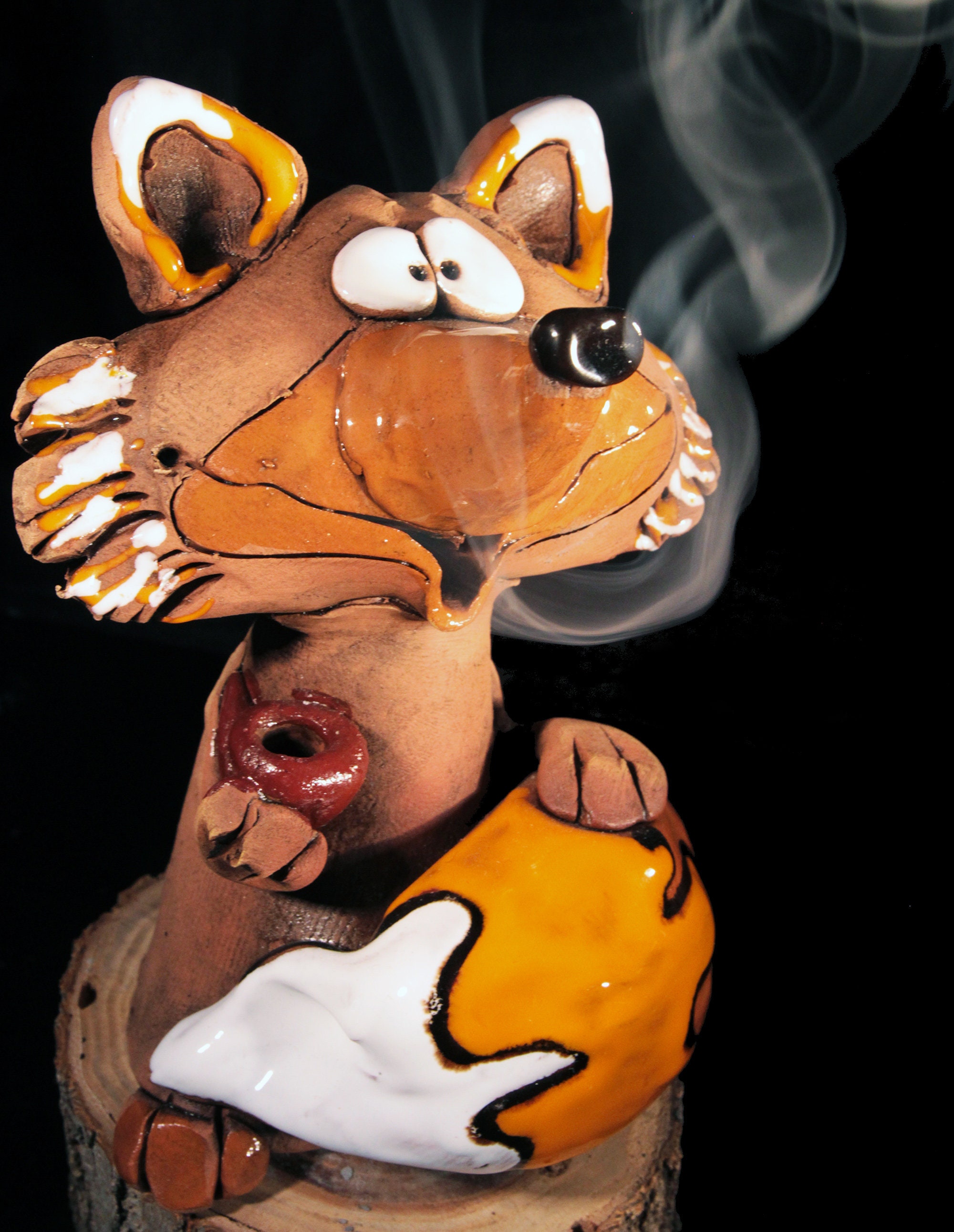 Fox cone incense diffuser | Etsy