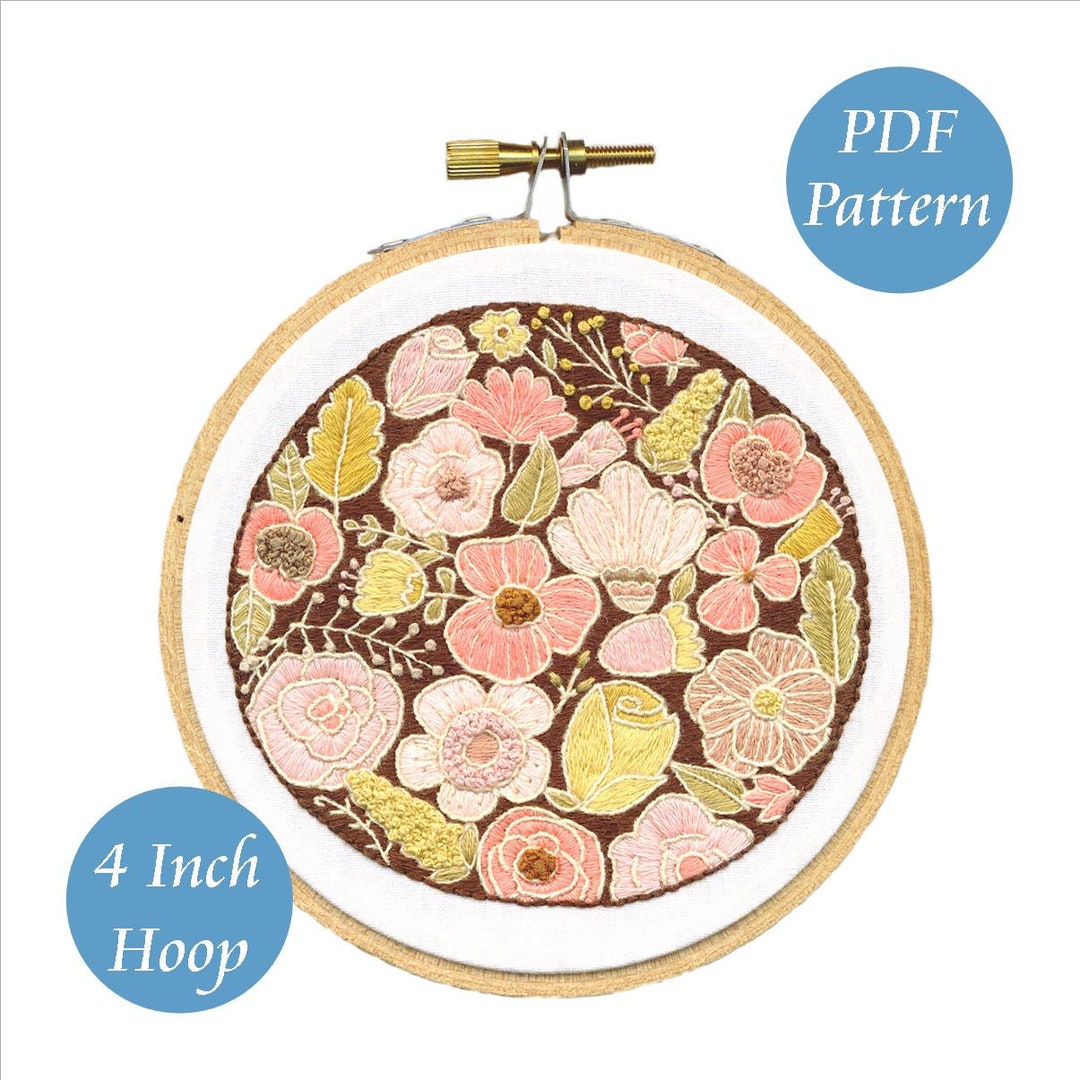 Hand Embroidery Pattern. PDF Printable Digital Download - Etsy