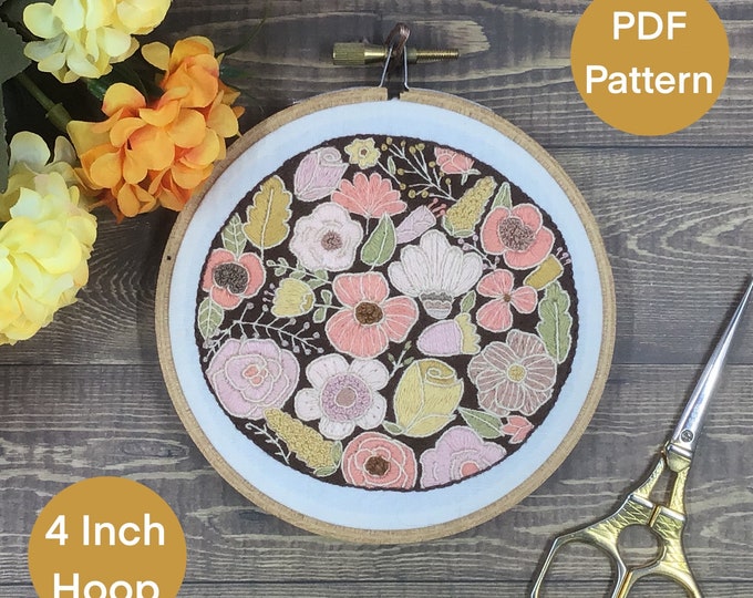 Hand Embroidery Pattern. PDF, Printable, Digital Download, Design. DIY ...