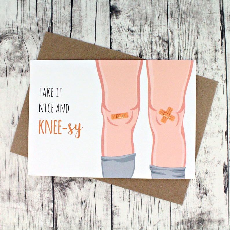 Knee Operation Get Well Soon Take It Nice And Kneesy Card Etsy knee-operation-get-well-soon-take-it-nice-and-kneesy-card-etsy