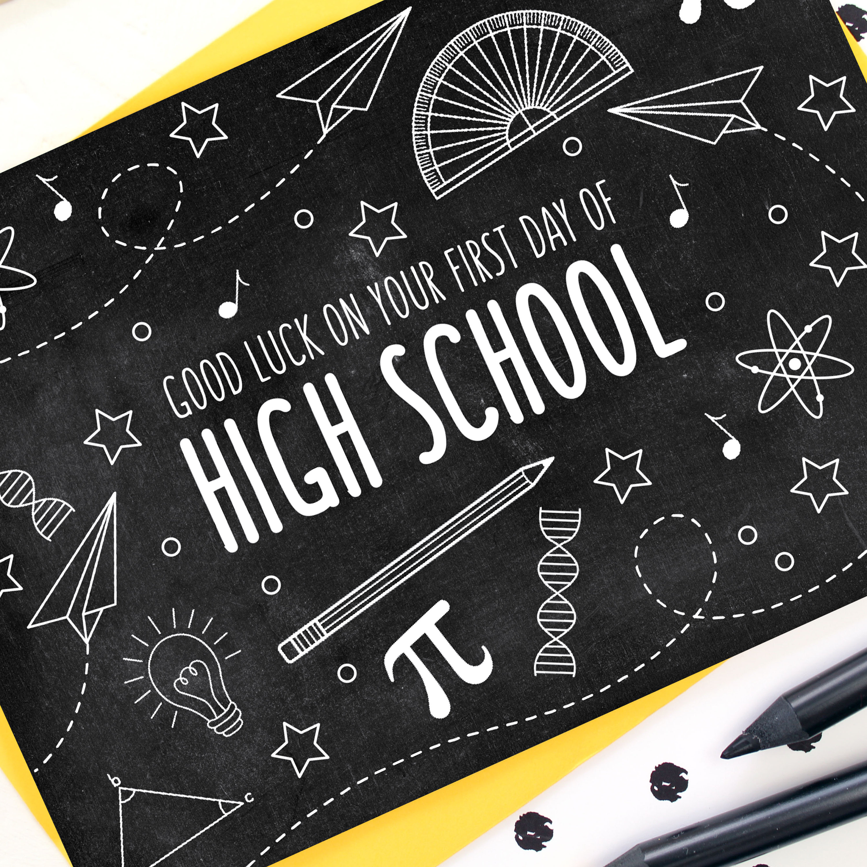 Good Luck on Your First Day of High School Card - Etsy UK