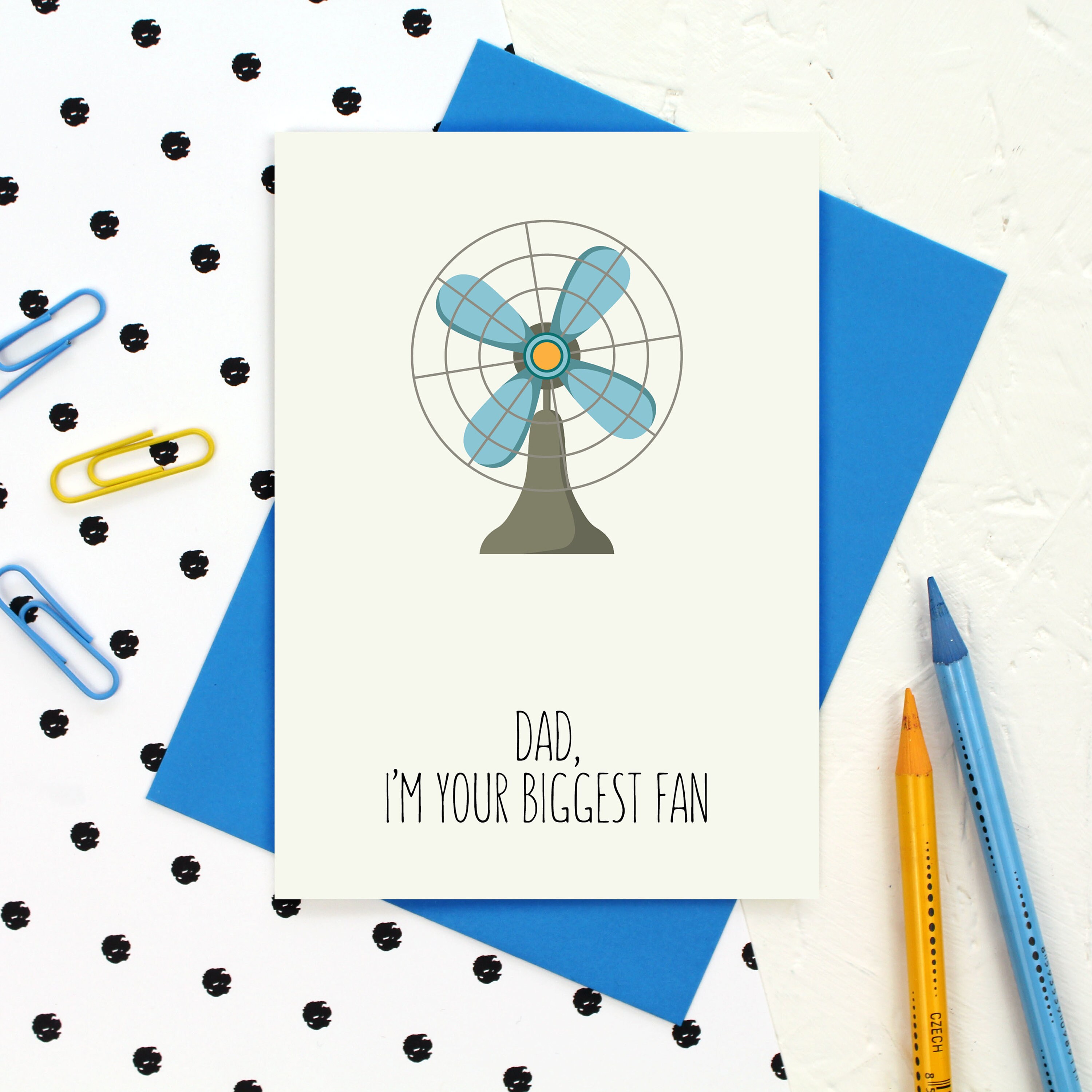 I'm Your Biggest Fan Father's Day Card | Etsy