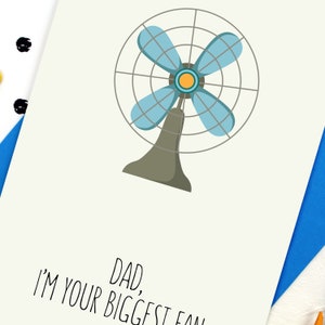 I'm Your Biggest Fan Father's Day Card - Etsy UK