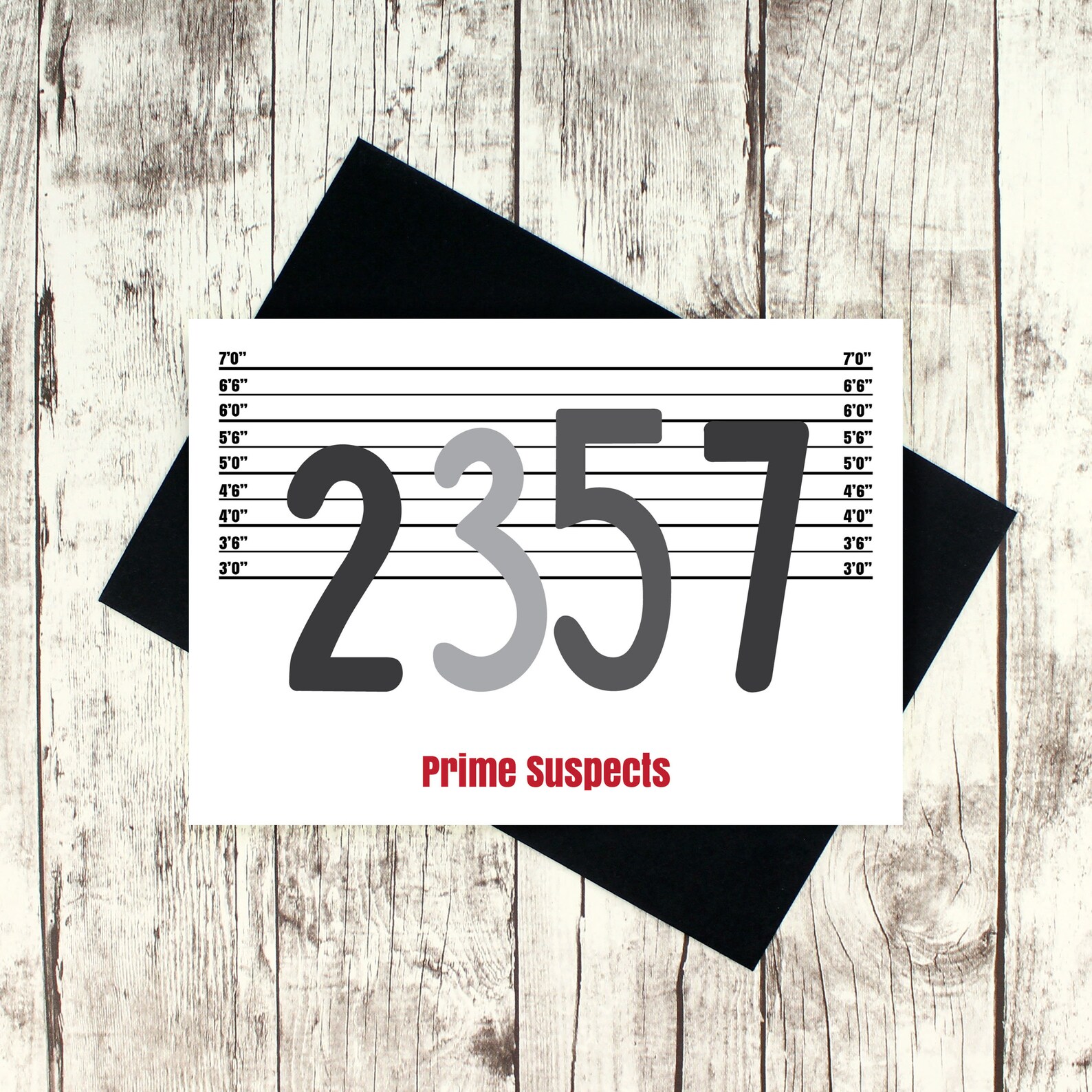 Maths Prime Numbers Word Pun Greeting Card - Etsy UK