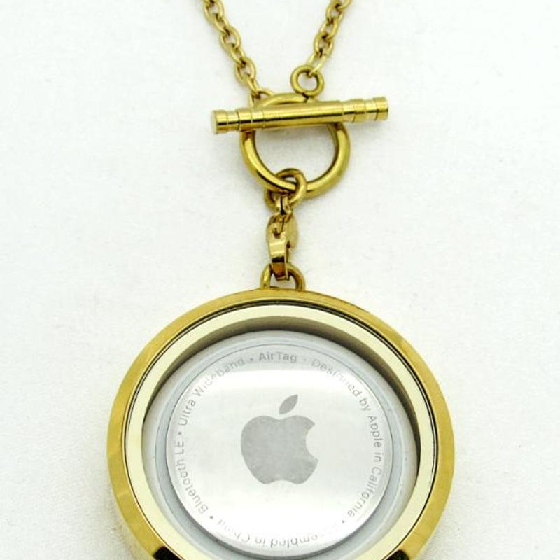 AirTag Glass Locket - Etsy