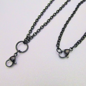 Stainless Steel Silver Locket Chain Necklace for Pendants Charms ...