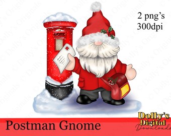 Postie Postman Gnome Gonk. Png Clip Art Design for Sublimation - Etsy UK