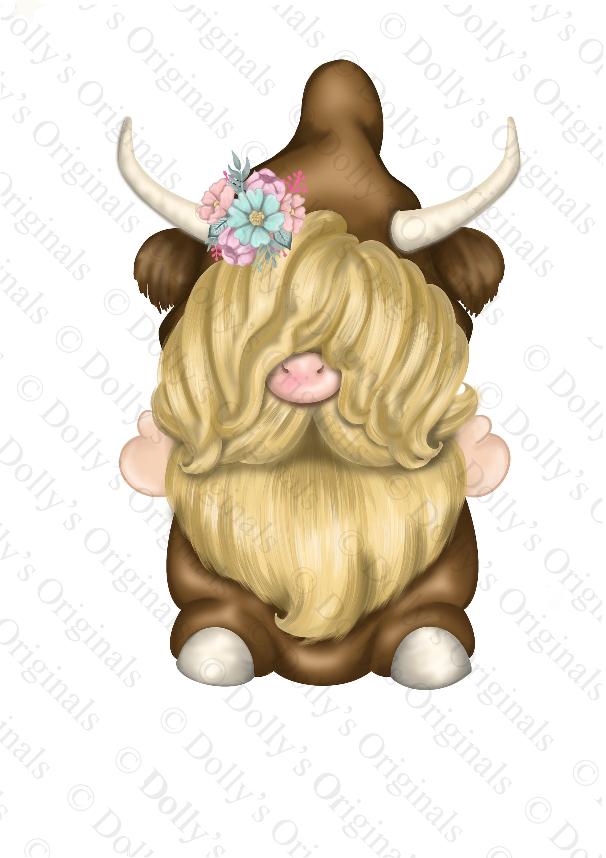 Highland Cow Gonk PNG Scottish Animal Gnomes Clipart Digital - Etsy UK