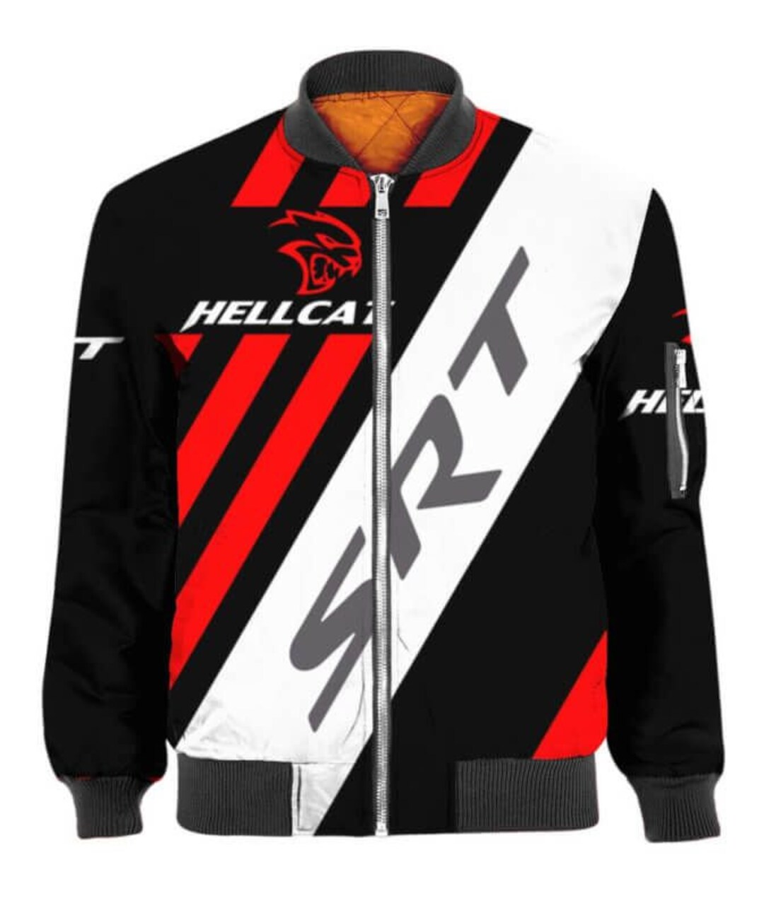 Bomber Jacket Hellcat Casual Jacket for Racer Biker BB3309 - Etsy