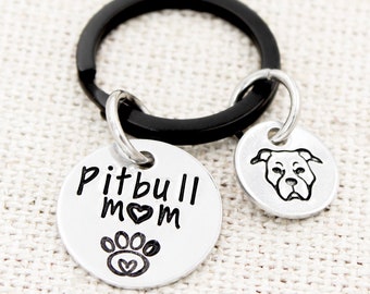 Pit Bull Keyring - Etsy