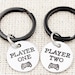 Couples Game Player Keychain Set, Gamer Couple Keychains, Gift for ...