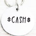 Cash Pet ID Tag, Money Sign Dog Name Tag, Dollar Sign Dog ID Tags, Dog ...