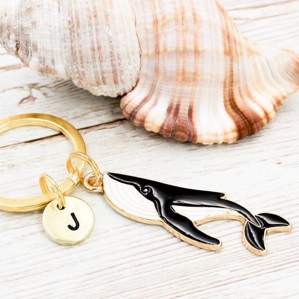 Whale Keychain - Etsy