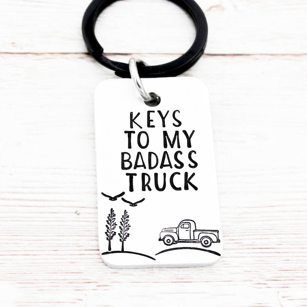 Badass Keychain - Etsy