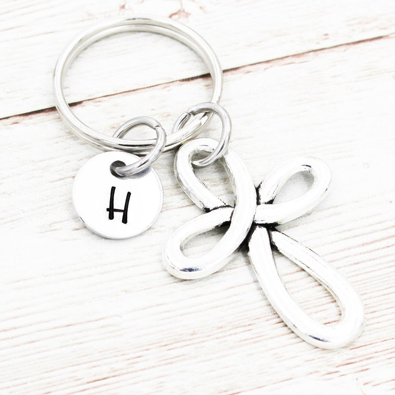 Cross Key Chain - Etsy