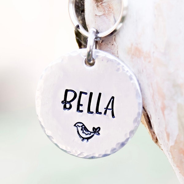 Bird Name Tag - Etsy