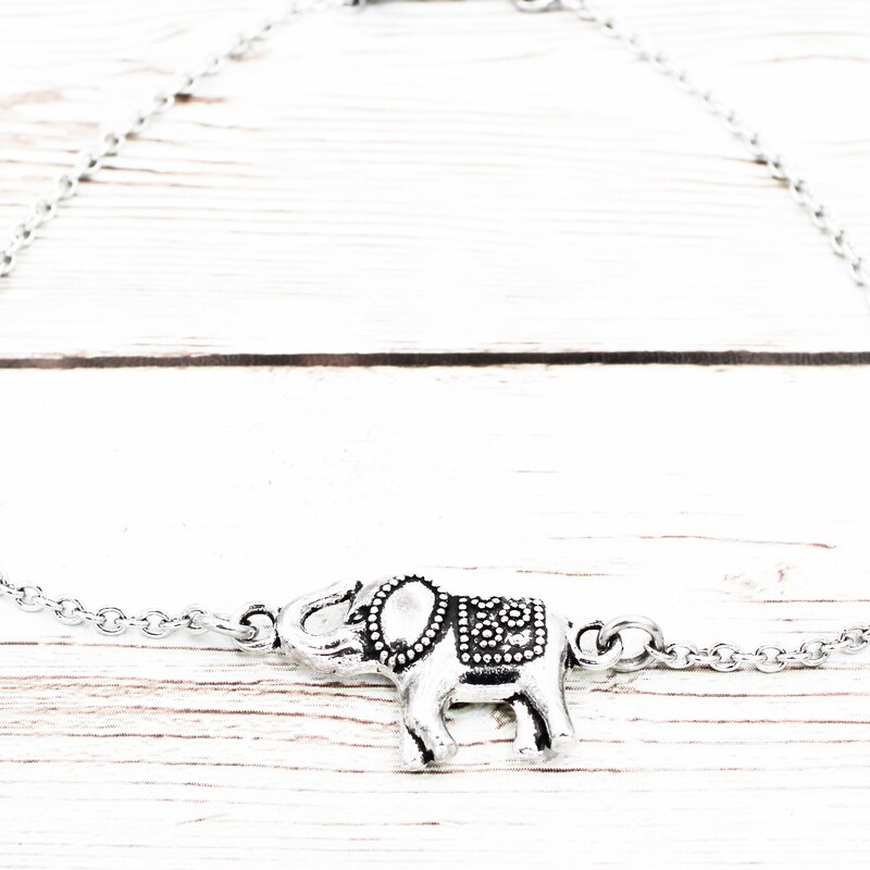 Elephant Anklet - Etsy