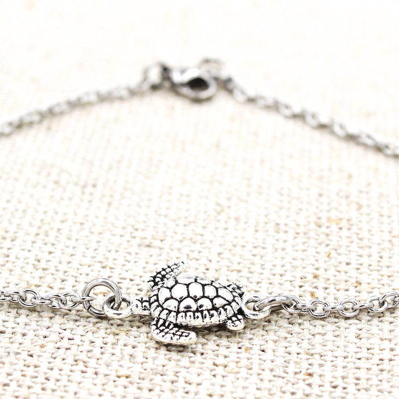 Sea Turtle Anklet - Etsy