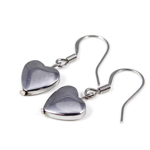 Hematite Earrings Etsy