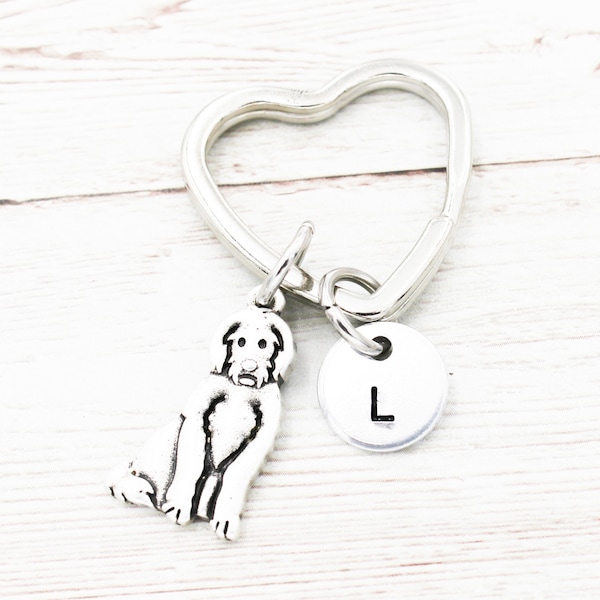 Labradoodle Keychain - Etsy