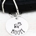 Moose Dog Name Tag, Moose Pet ID Tag, Moose Dog Collar ID Charm, Dog ...