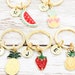 Fruit Friendship Keychains BFF Pineapple Keyring Best - Etsy